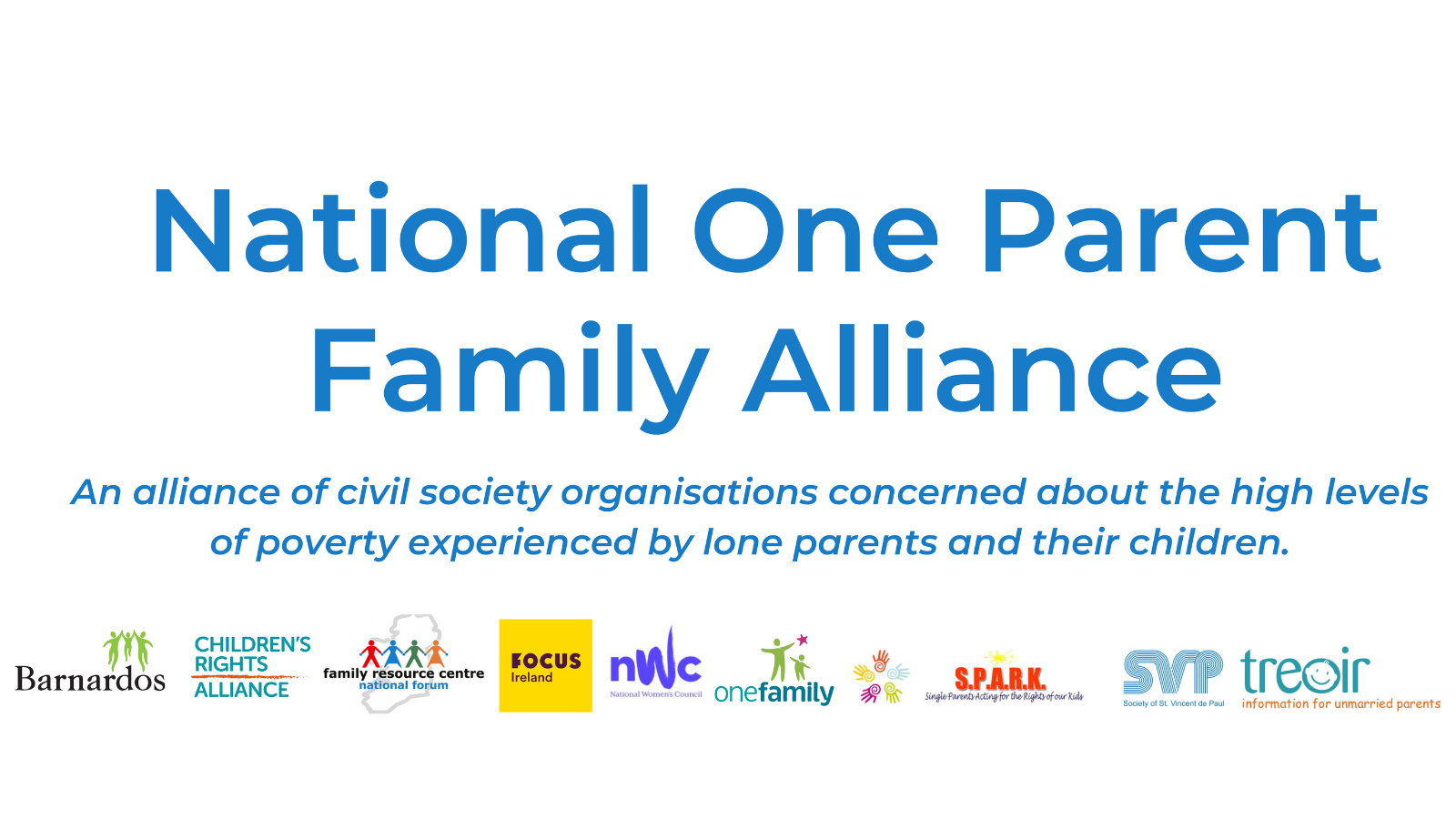 Press release: National One Parent Family Alliance – One Parent ...