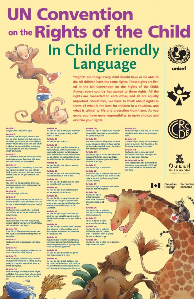 25th Anniversary of UN Convention on the Rights of the Child – One ...